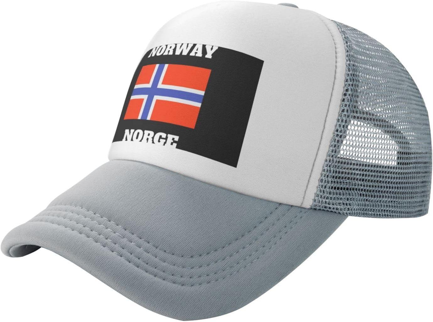 Norge Norway Flag Outdoor Baseball Hat Adjustable Mesh Hat Truck Driver ...