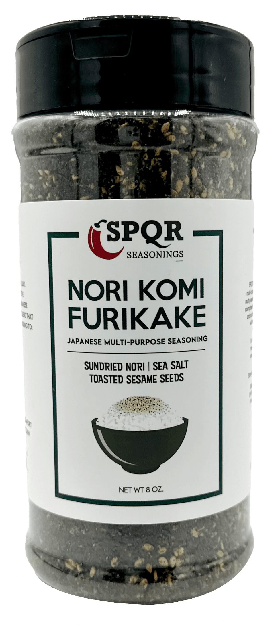 SPQR Japanese Nori Komi Furikake Rice Seasoning, Sugar-Free, Multi ...