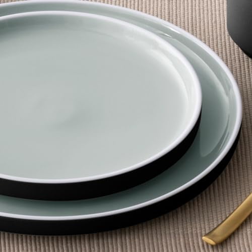 Noritake ColorTrio Graphite 4-Piece Place Dinnerware Setting, Stax in ...