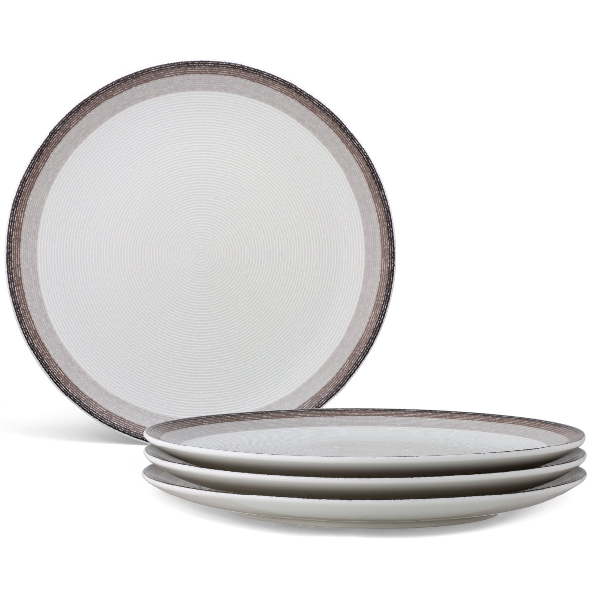 Noritake Colorscapes Layers Canyon Set of 4 Coupe Dinner Plates ...