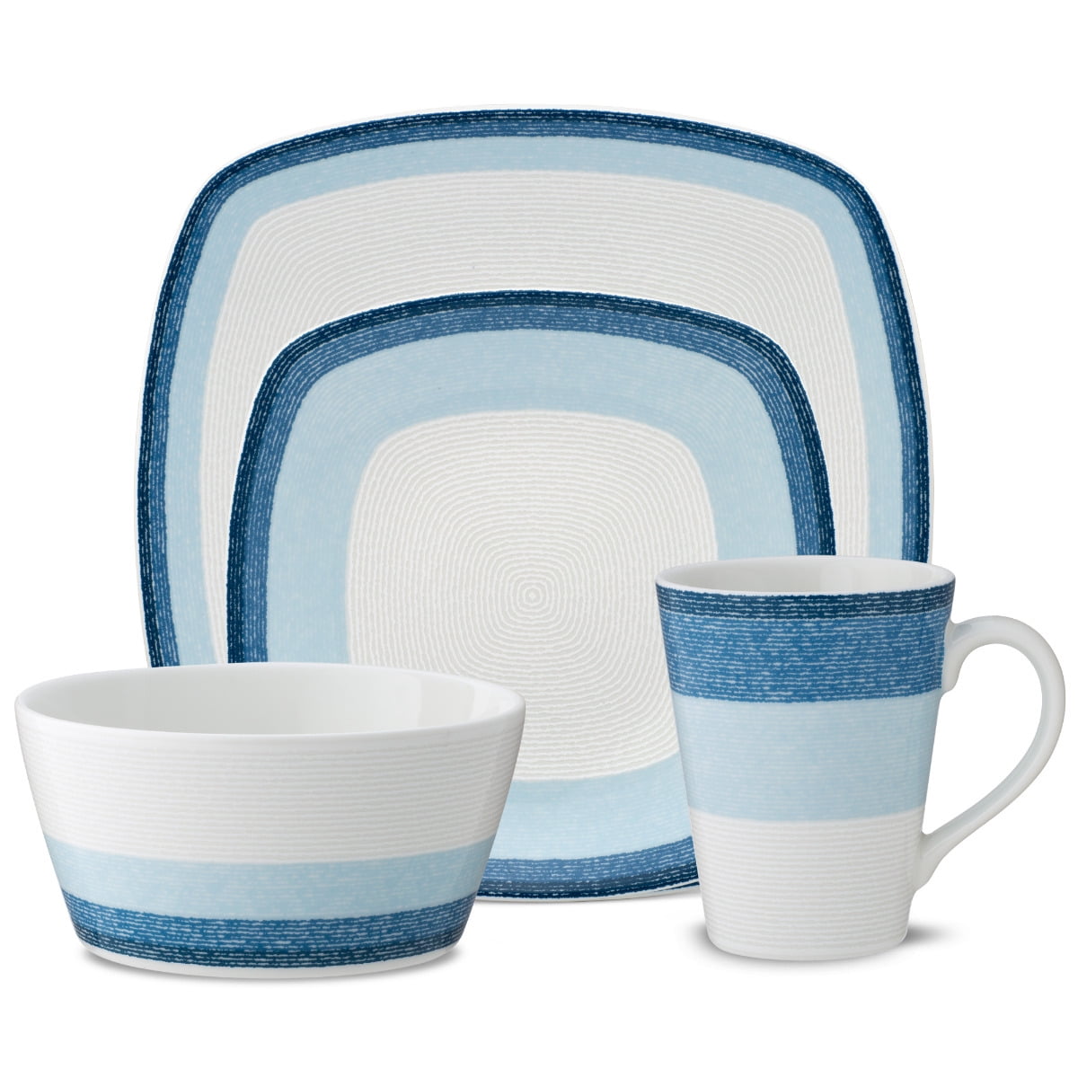 Noritake Colorscapes Layers Sky 4-Piece Square Place Setting - Walmart.com