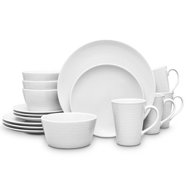 Noritake ColorTex Stone Grey 12-Piece Dinnerware Set, Service for 4 ...
