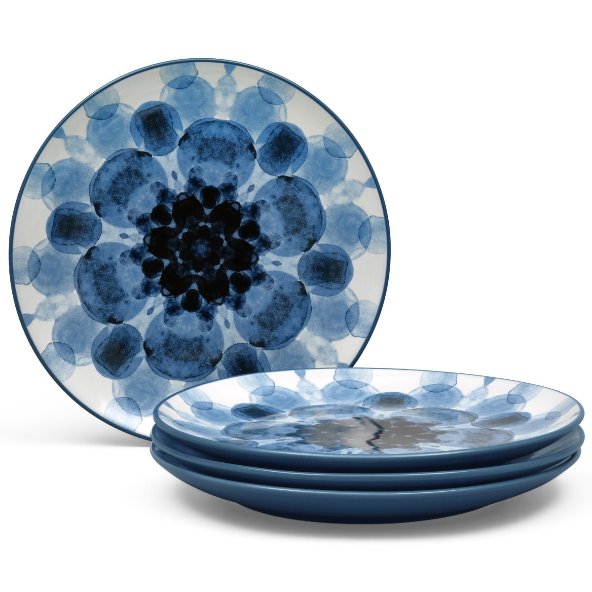 Noritake Colorwave Blue Set of 4 Dapple Accent Plates - Walmart.com