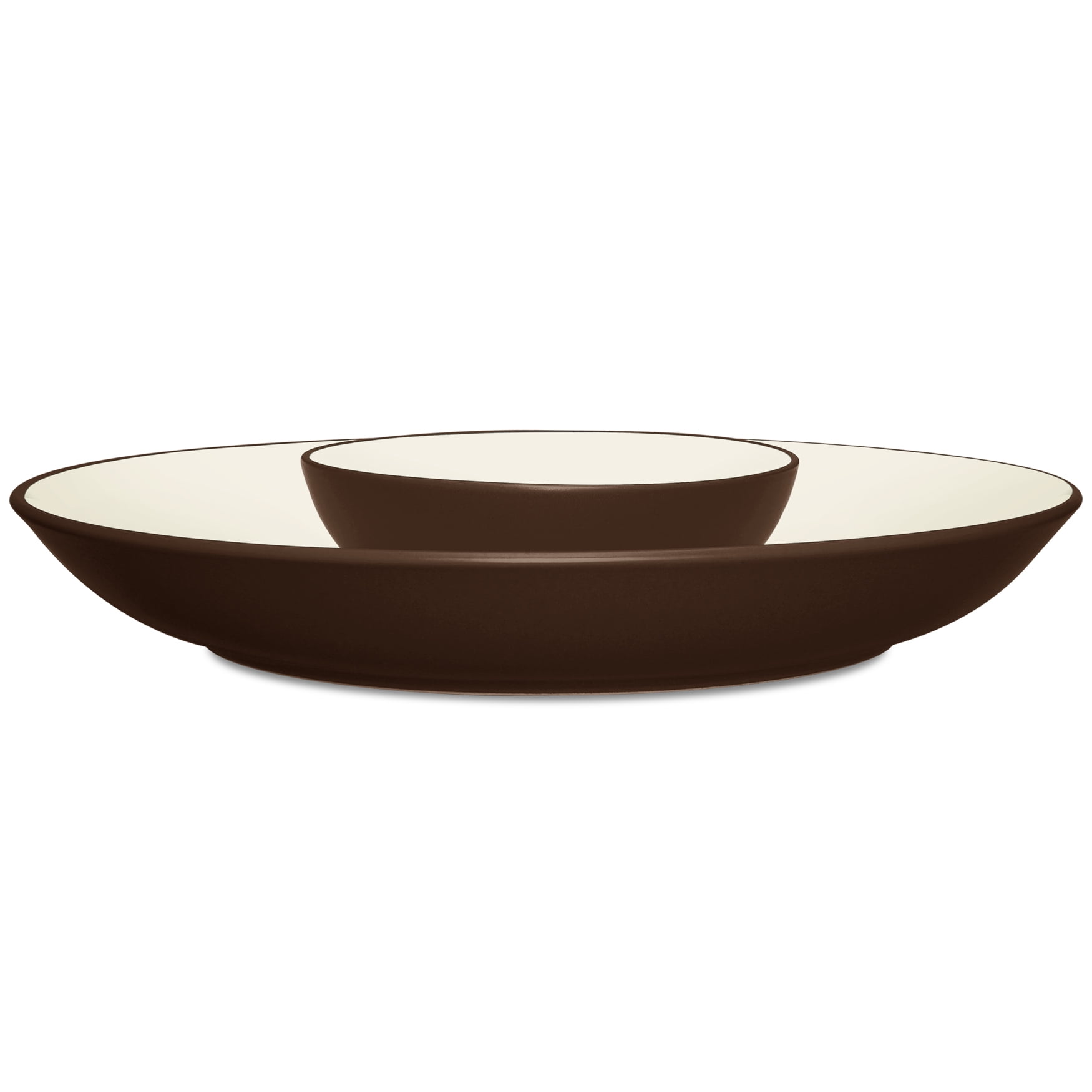 Noritake Colorwave Chocolate Chip and Dip Serving Bowl - Walmart.com