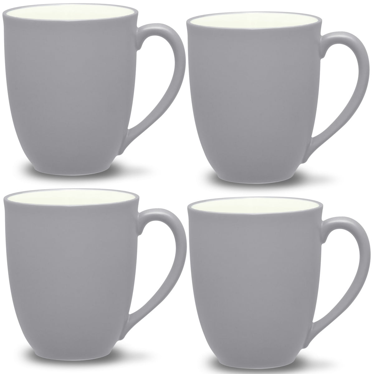 Noritake Colorwave Slate Set of 4 Extra-Large Mugs - Walmart.com