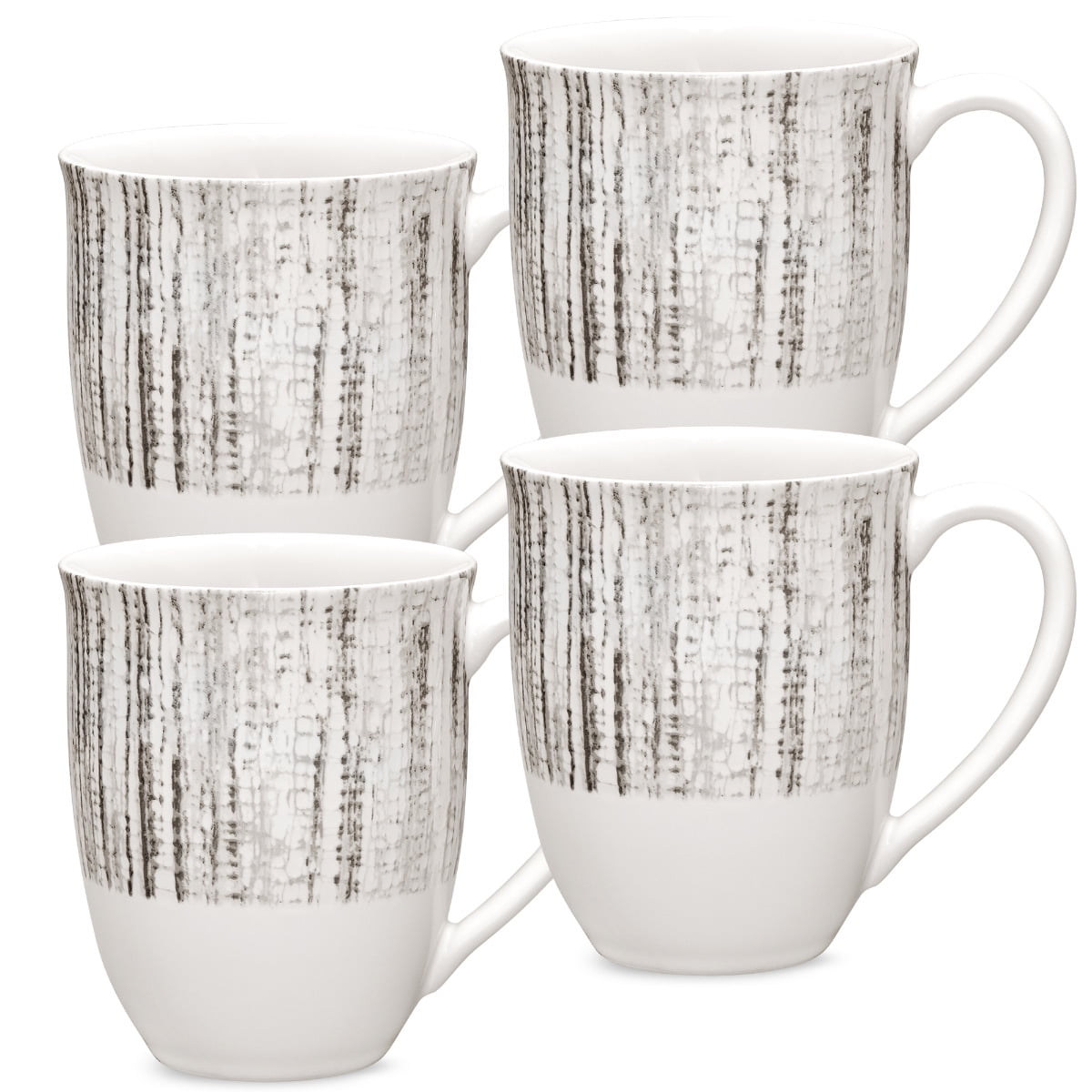Noritake Colorwave Slate Set of 4 Extra-Large Weave Mugs - Walmart.com