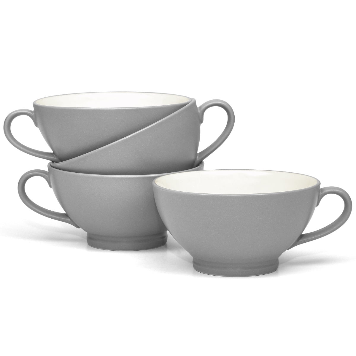 Noritake Colorwave Slate Set of 4 Handled Bowls - Walmart.com
