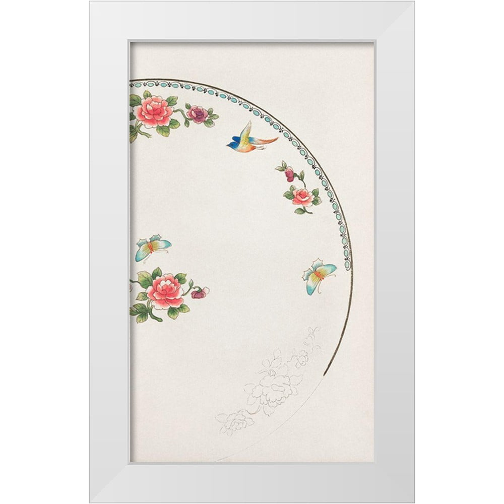 Noritake Designs 12x18 White Modern Wood Framed Museum Art Print Titled ...