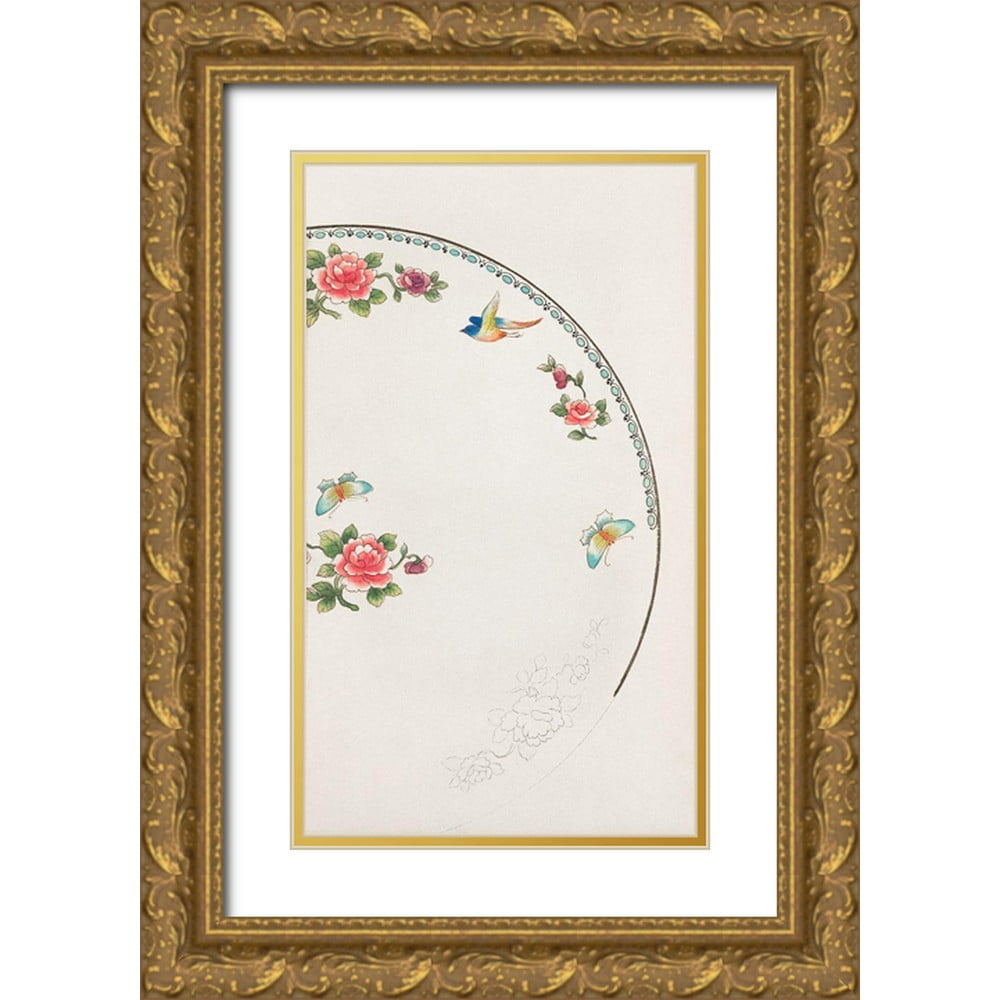 Noritake Designs 16x24 Gold Ornate Wood Framed with Double Matting ...
