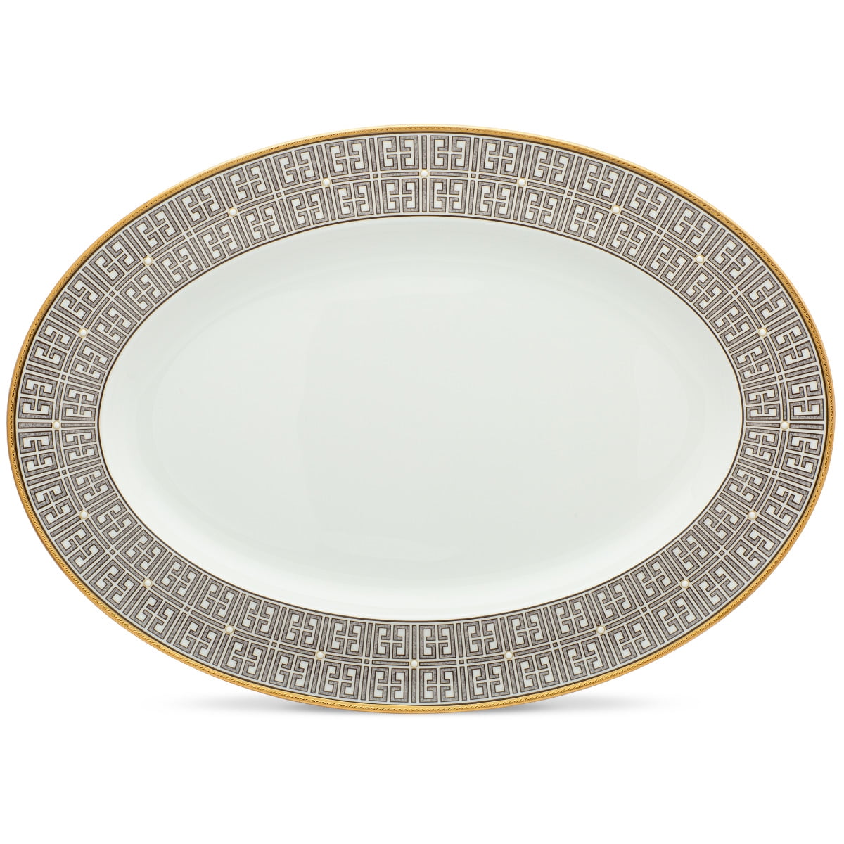 Noritake Infinity Bronze Large Oval Serving Platter - Walmart.com