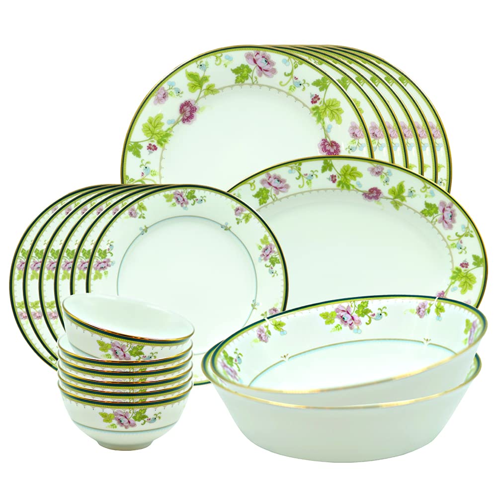 Noritake Japan Premium and Luxurious Porcelain Dinner Set of 21 pcs for ...