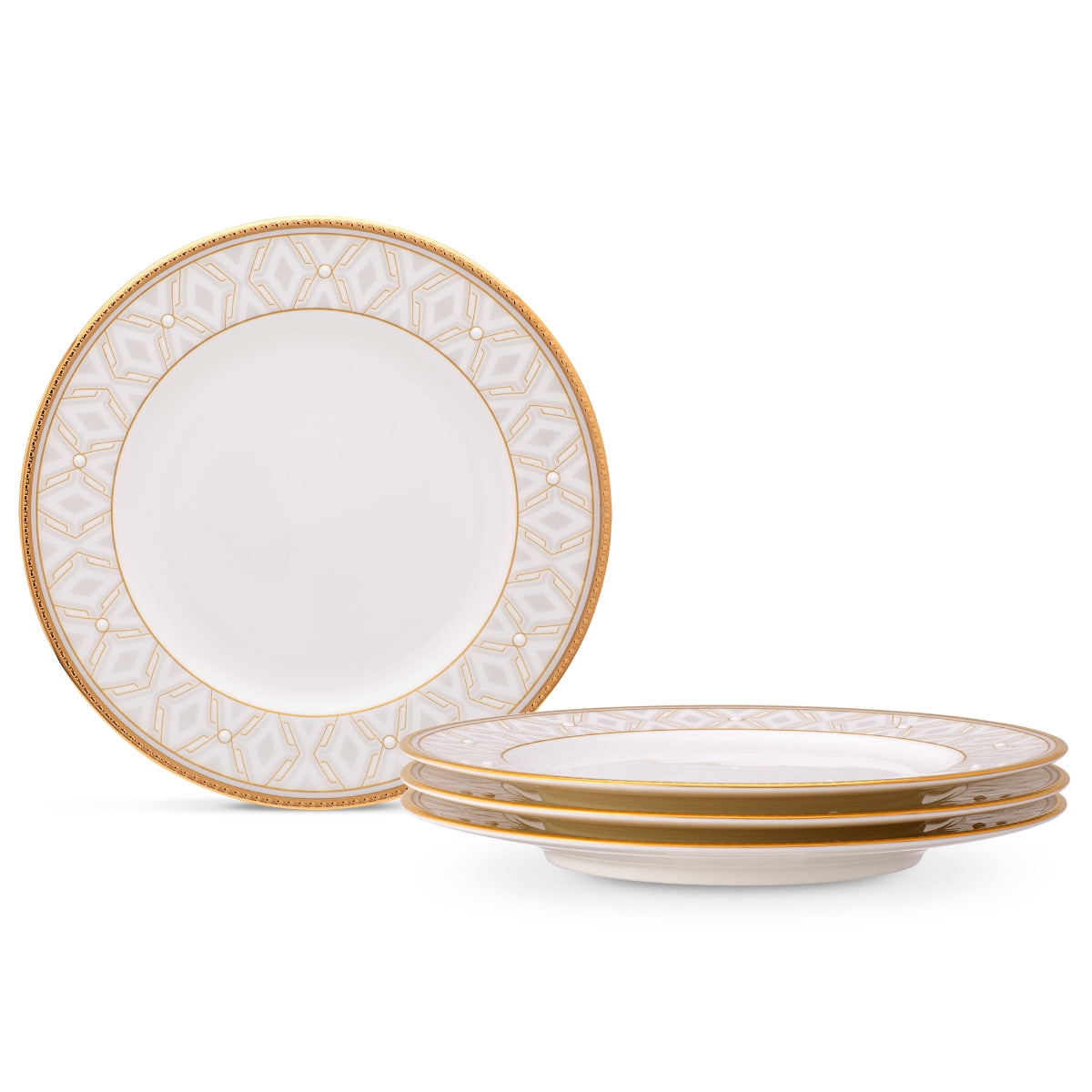 Noritake Noble Pearl Set of 4 Bread & Butter/Appetizer Plates - Walmart.com