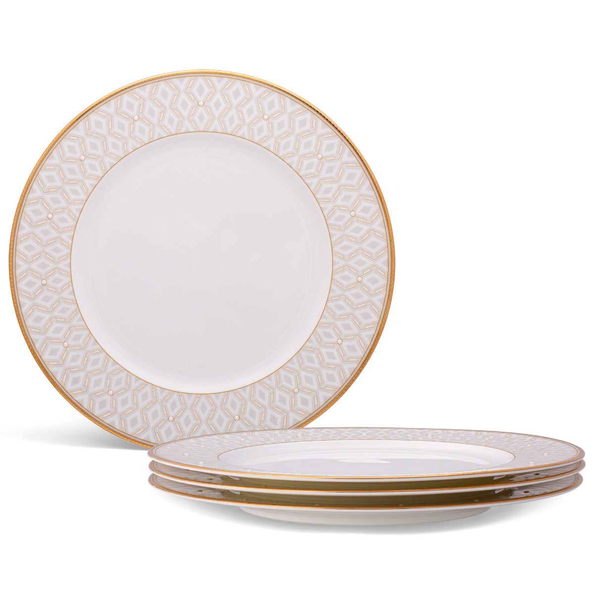 Noritake Noble Pearl Set of 4 Dinner Plates - Walmart.com