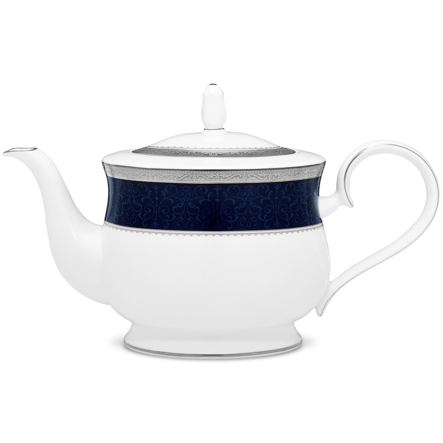 Noritake Odessa Cobalt Platinum Teapot - Walmart.com