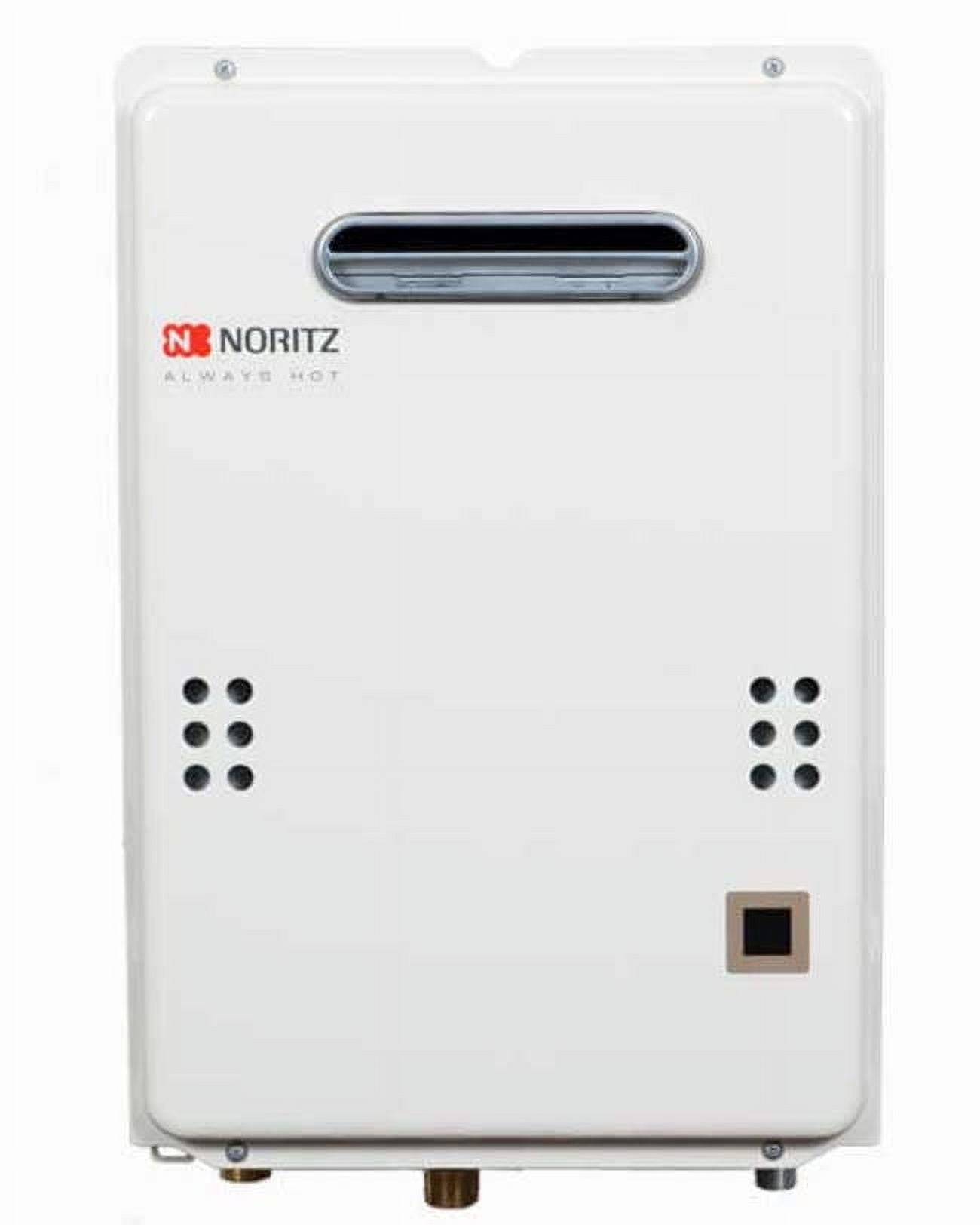 Noritz NR501-OD-NG Outdoor Instant Hot Demand Tankless Natural Gas Water Heater - Beige ...