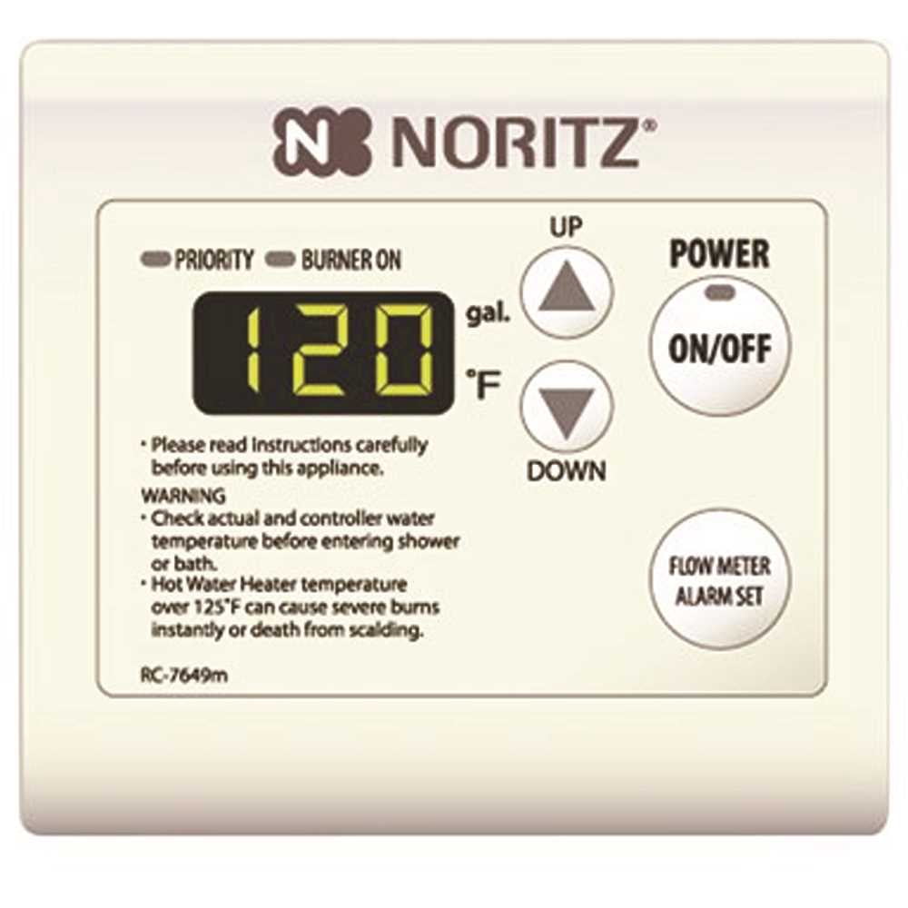 Noritz Tankless Water Heater Remote Control - Walmart Business Supplies