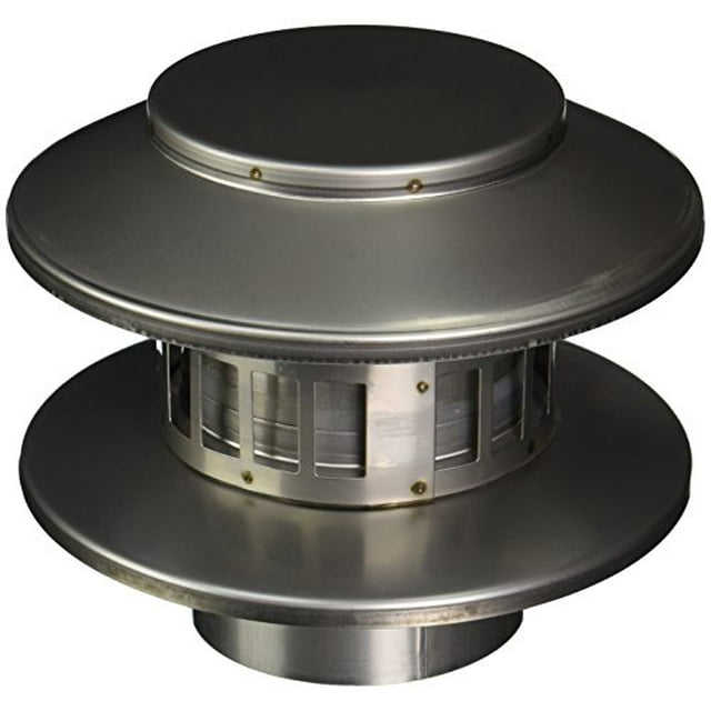 Noritz RC4 Rain cap vertical vent termination for 4" Stainless Steel ...