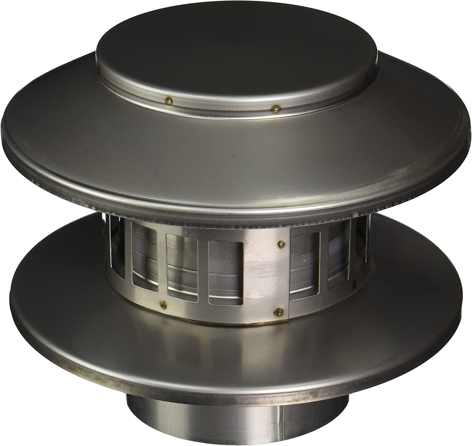Noritz RC4 Rain cap vertical vent termination for 4" Stainless Steel ...