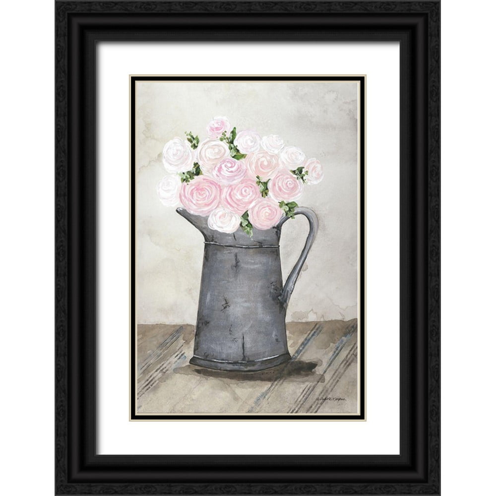 Norkus, Julie 17x24 Black Ornate Wood Framed with Double Matting Museum ...