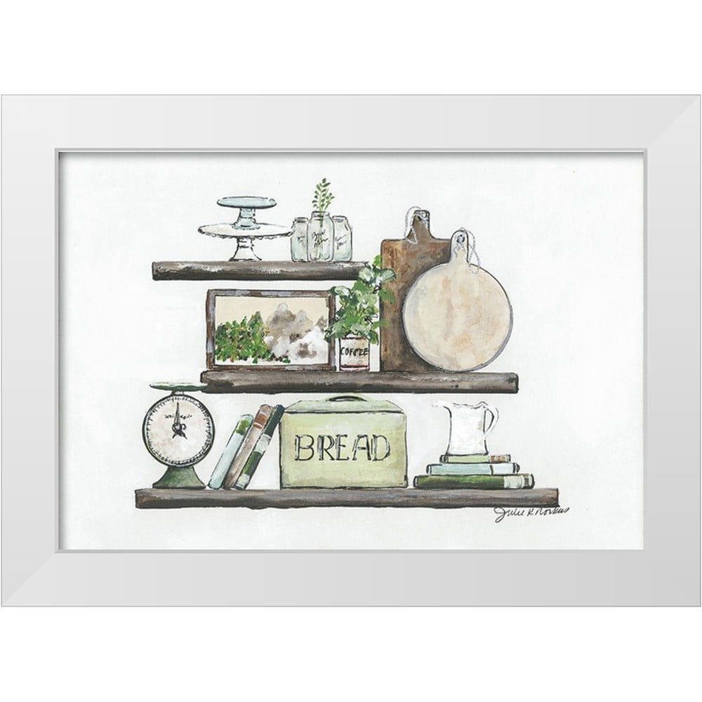Norkus, Julie 18x14 White Modern Wood Framed Museum Art Print Titled ...