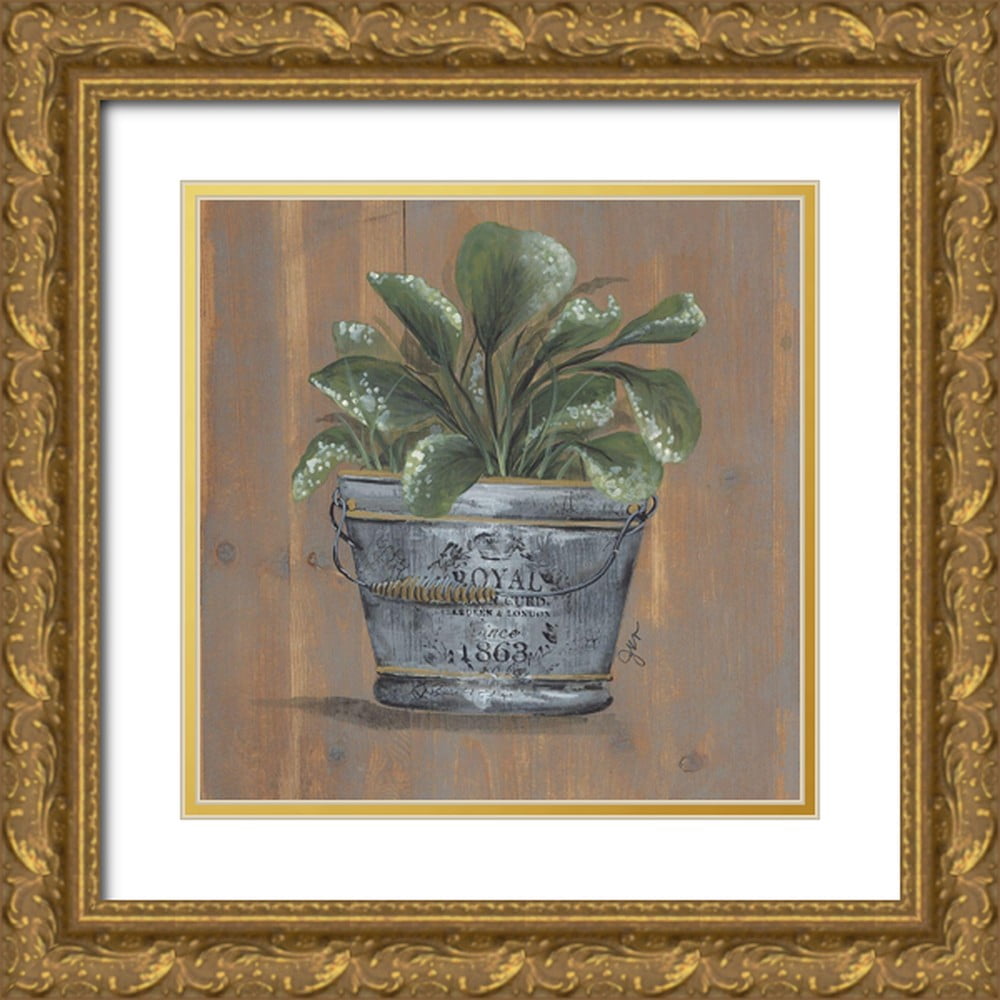 Norkus, Julie 20x20 Gold Ornate Wood Framed with Double Matting Museum ...