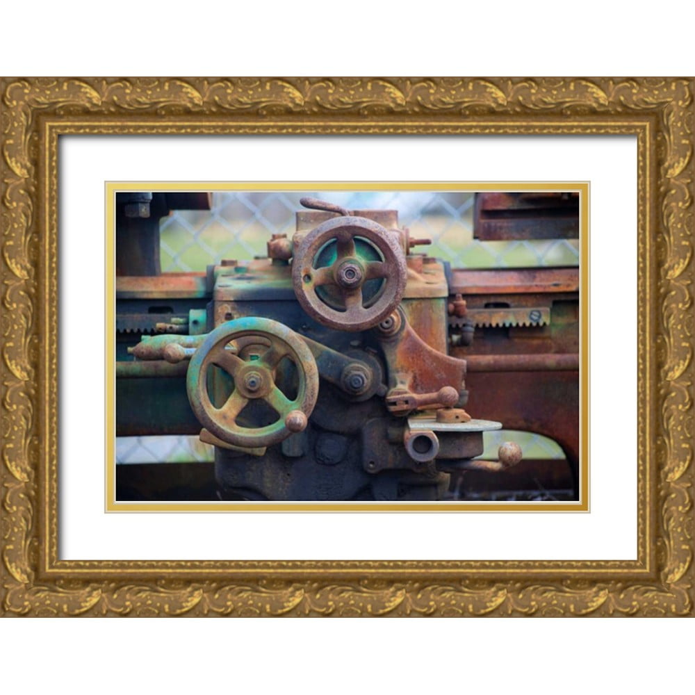 Norm Stelfox 24x17 Gold Ornate Wood Framed with Double Matting Museum ...