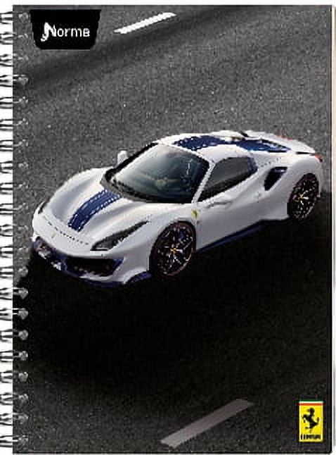 Norma Ferrari DB Large Wide Rule Spiral Notebook 9" x 11" Multicolor ...