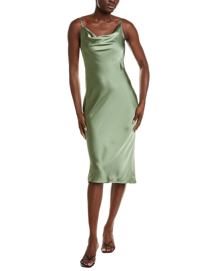 Norma Kamali womens Slip Maria Dress, m, Green - Walmart.com