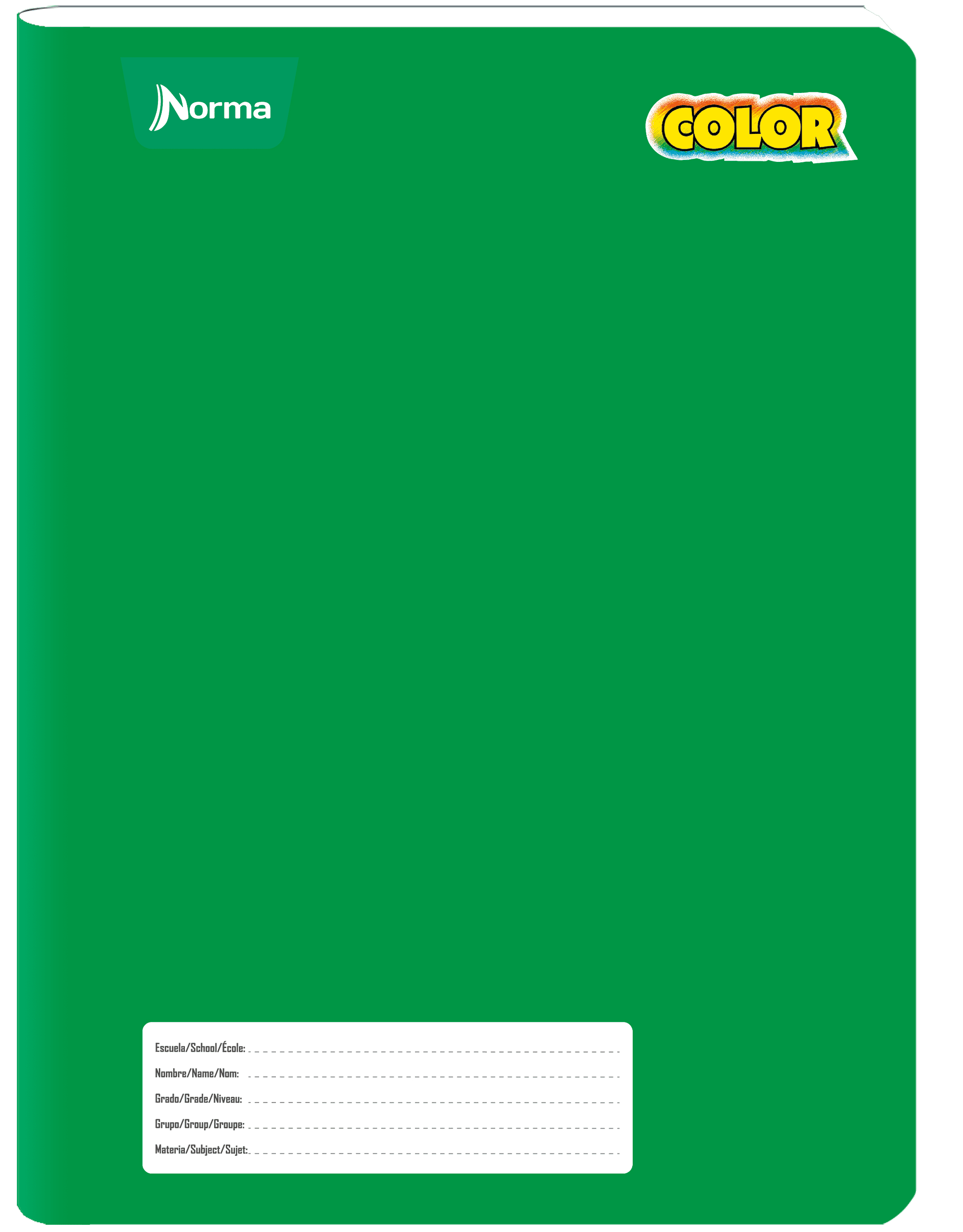 Norma Norma Color Mid Quadrille Rule 9mm Composition Notebook 7" x 9.8 ...