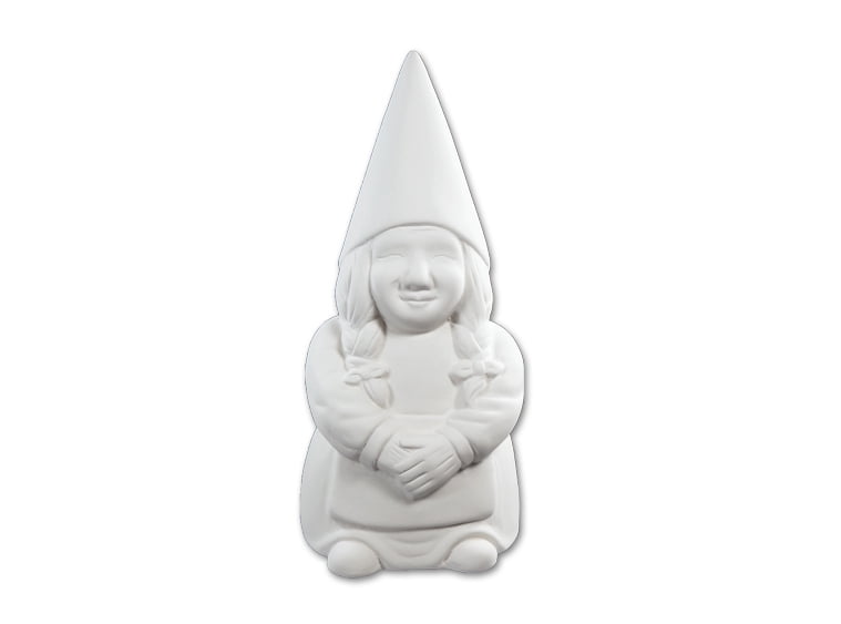 Norma The Gnome Paint Your Own Pottery Ceramic Bisque, Ready To Paint ...