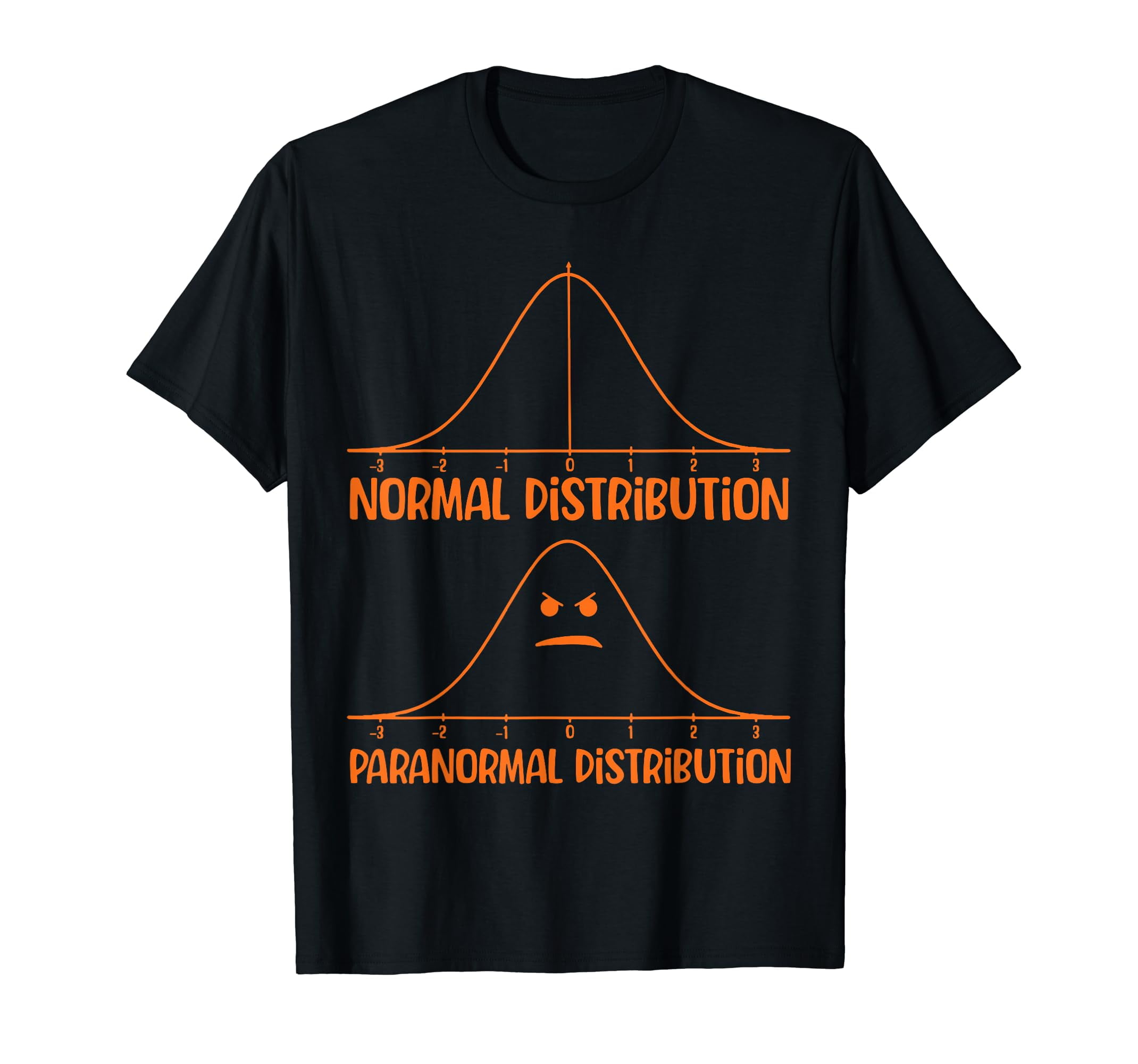 Normal Distribution Paranormal Distribution Math Halloween T-Shirt ...