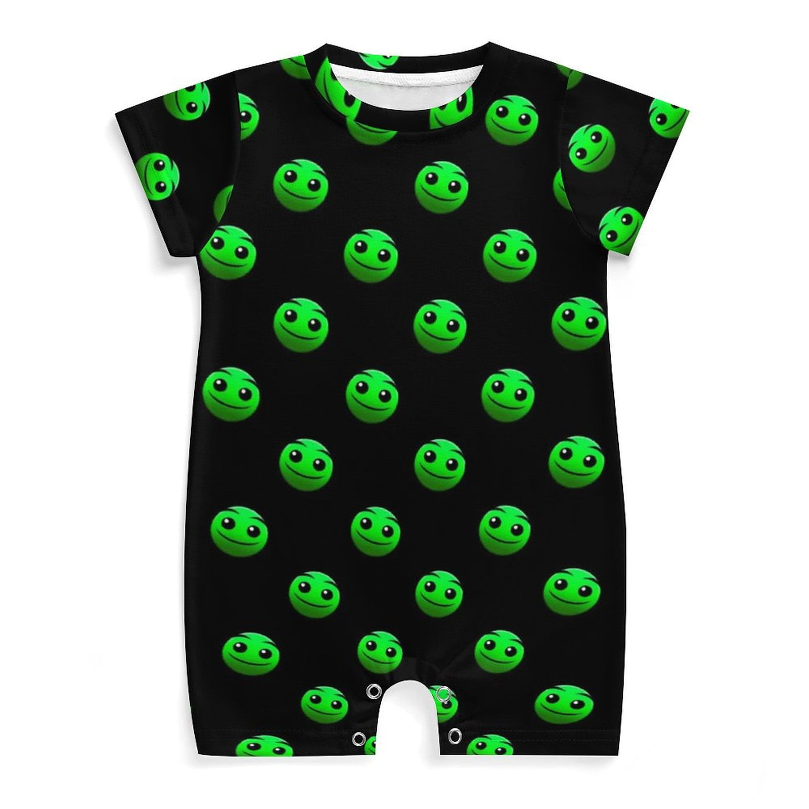 Normal Geometry Dash Baby Romper Jumpsuit Summer Short Sleeve One-Piece ...