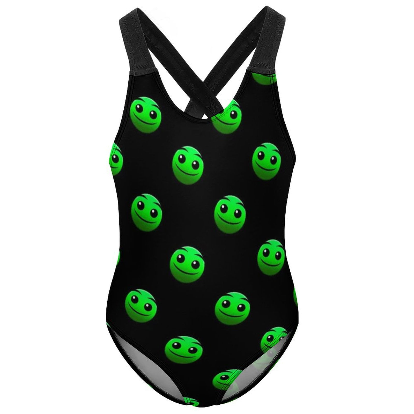 Normal Geometry Dash Children's One-piece Swimsuit Summer Girl's ...