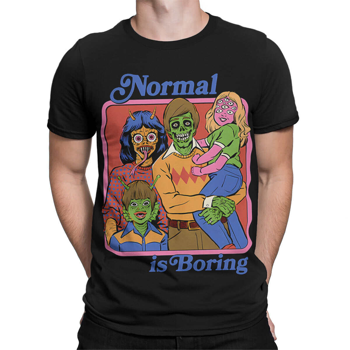Normal Is Boring Bold 90s T Shirt with a Unique Statement #SR#T433 ...
