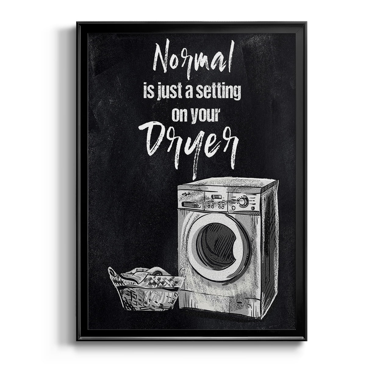 Normal Is Just A Setting Premium Framed Print - Ready to Hang - Walmart.com