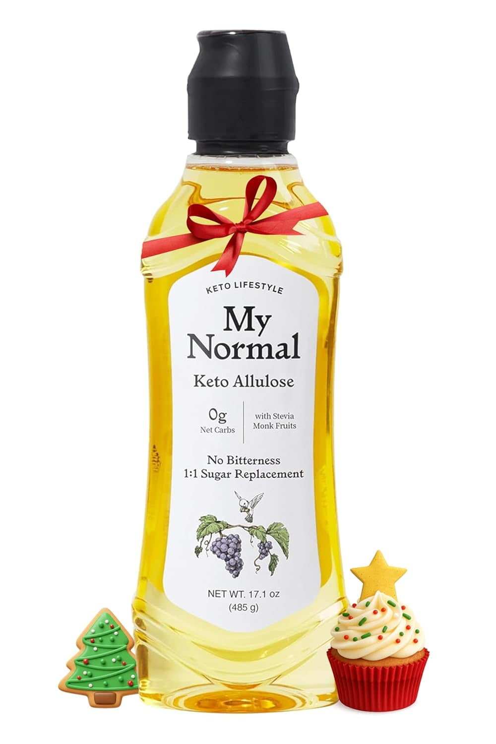 My Normal Keto Allulose 17.10 oz - Allulose 99.52%, Monk Fruit, Stevia ...