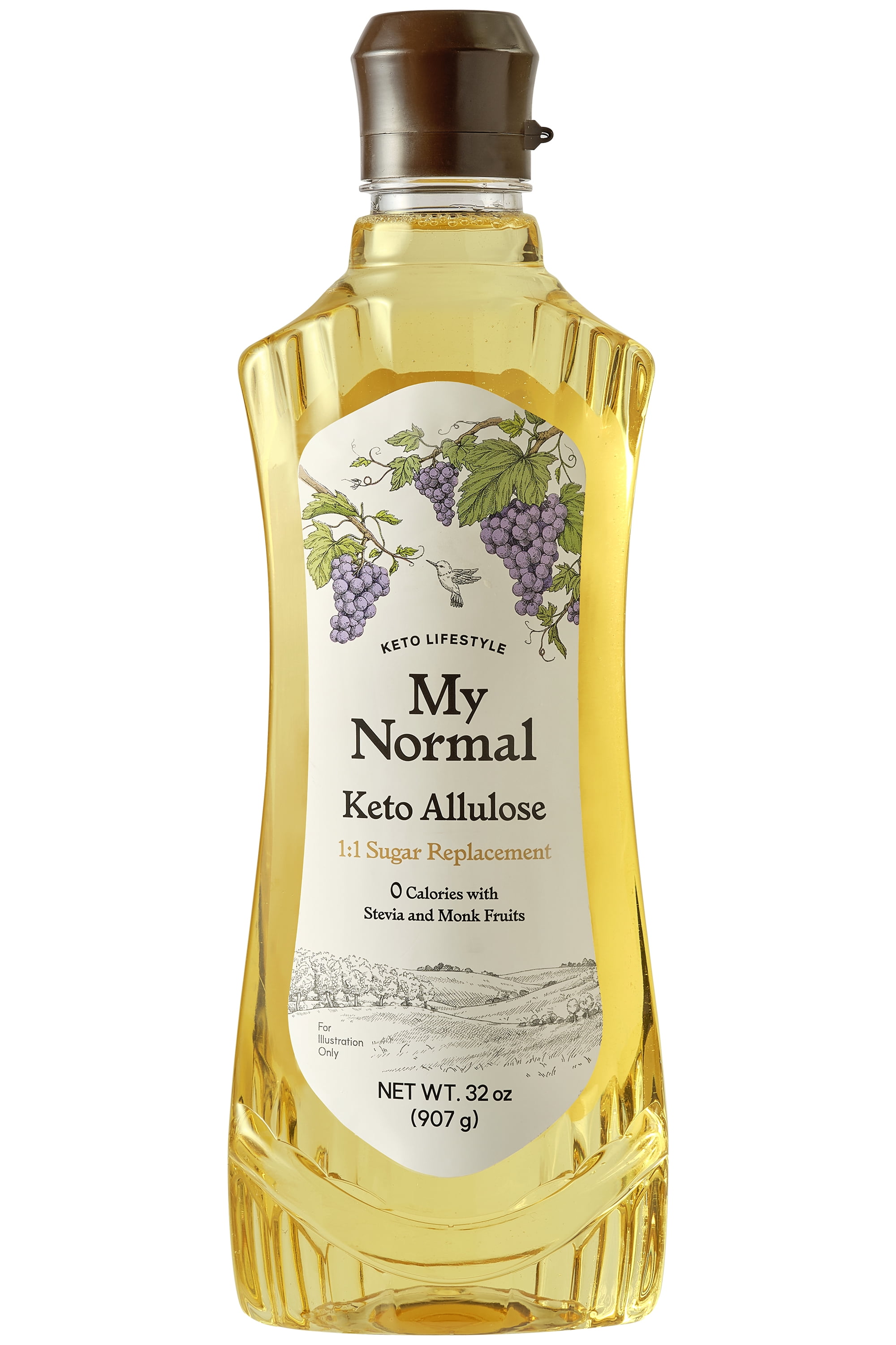My Normal Keto Allulose Large Size, Allulose 99.52%, Monk Fruit, Stevia ...