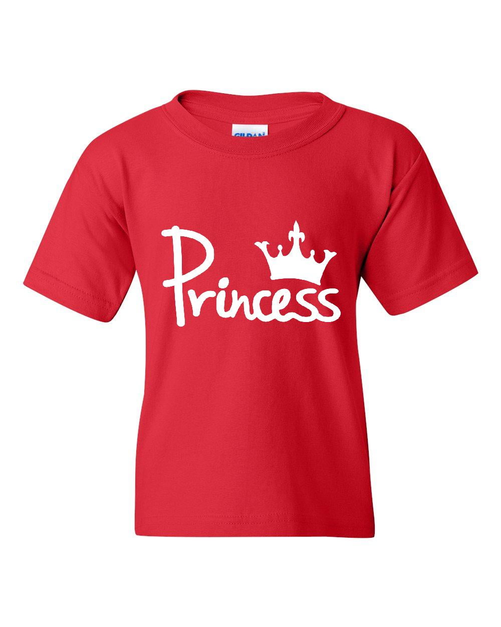 NIB - Big Girls T-Shirts and Tank Tops - Princess Crown - Walmart.com