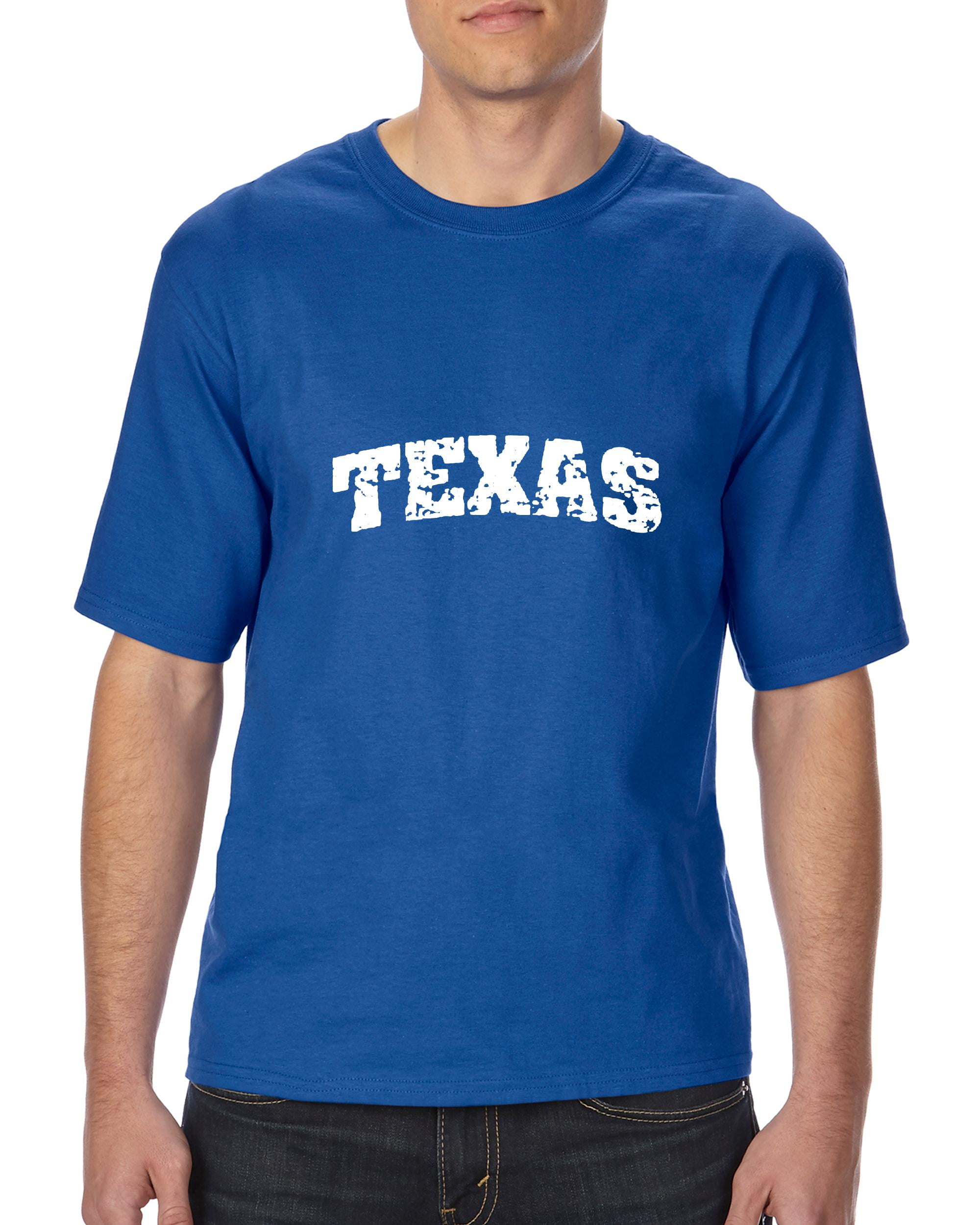 Normal is Boring - Big Men's T-Shirt, up to Tall Size 3XLT - Texas Flag ...