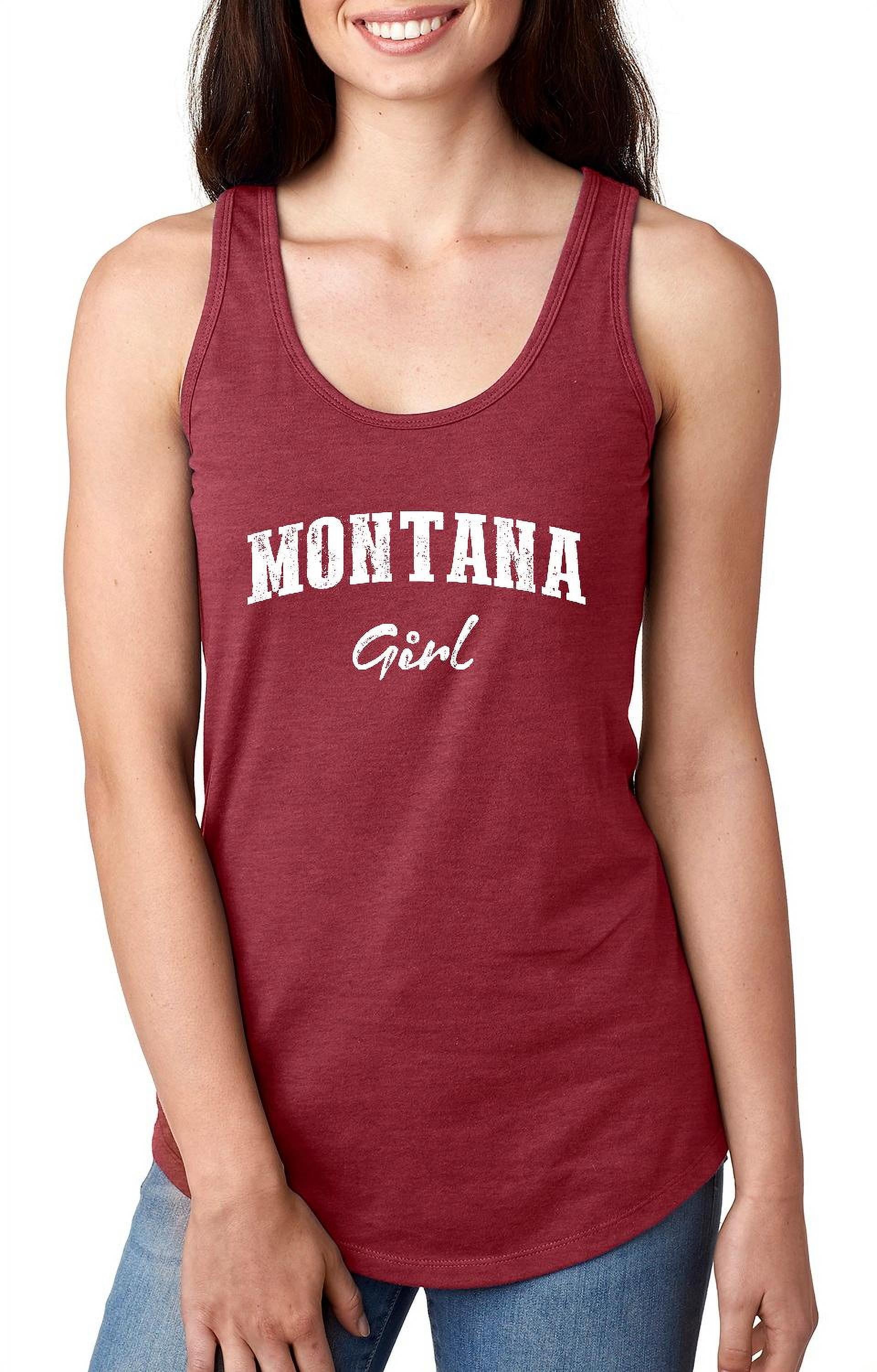 NIB - Women's Racerback Tank Top - Montana Girl - Walmart.com