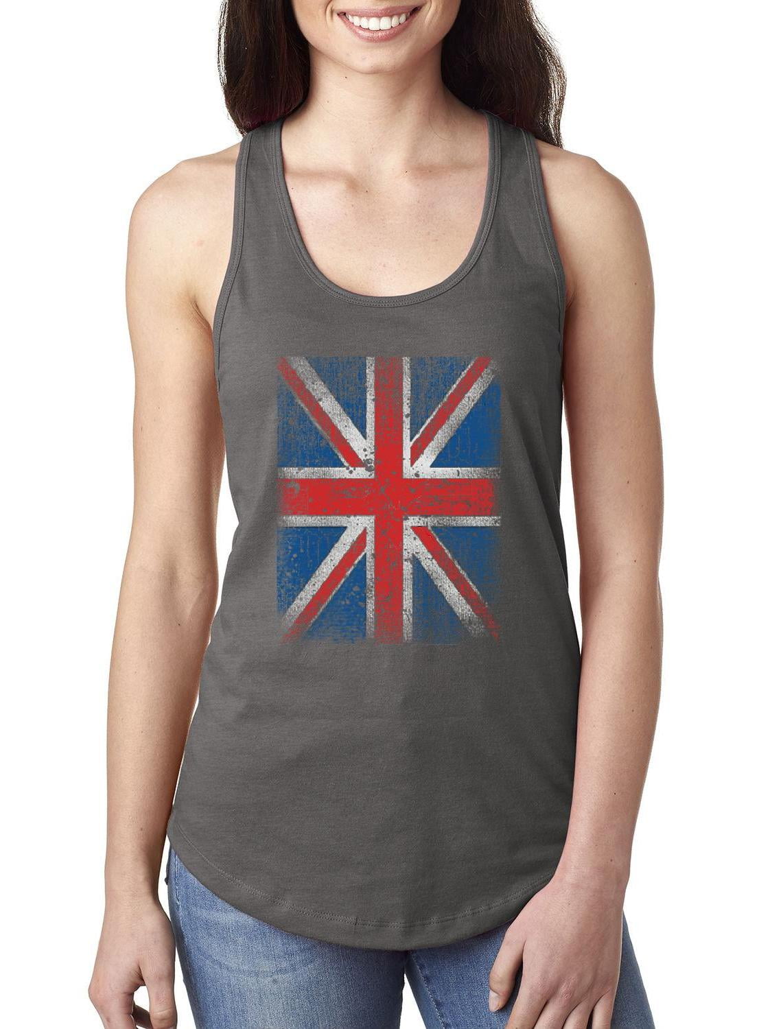 NIB - Women's Racerback Tank Top - Union Jack British Flag - Walmart.com