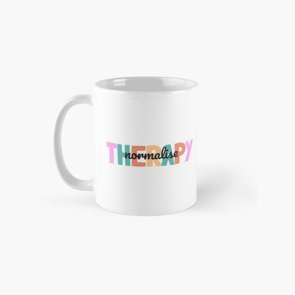 Normalize Therapy - Mental Health Matters Classic Mug - Walmart.com