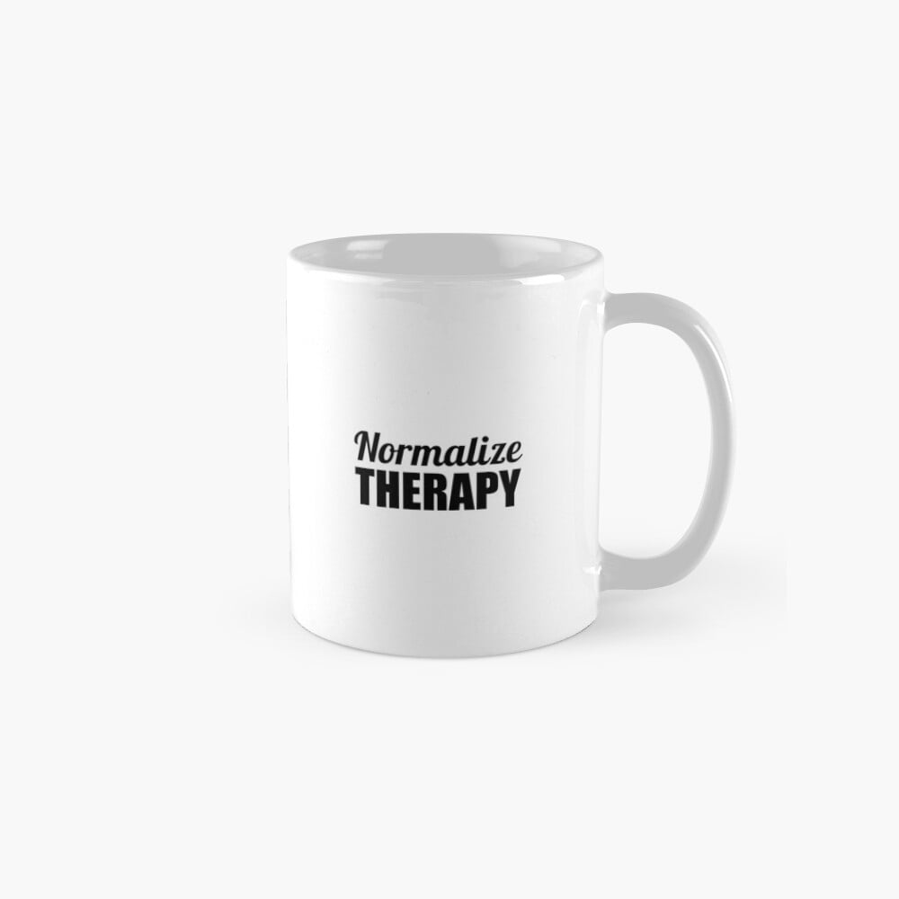 Normalize therapy - Mental Health Classic Mug - Walmart.com