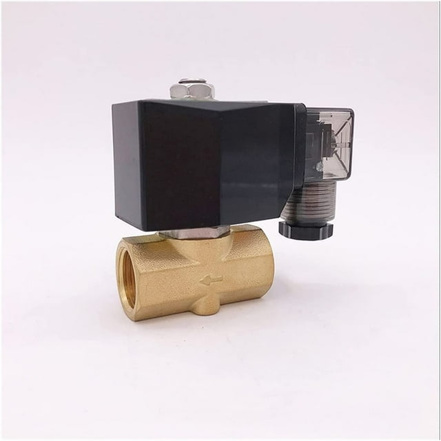 Normally Closed Brass Small Gas 2way Water Direct Acting Solenoid Valve 1/2inch 220VAC Seals Air ...