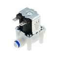 Normally Closed Electric Solenoid Valve Magnetic DC 12V Water Inlet Flow Switch 1/4 " 12V 24V ...