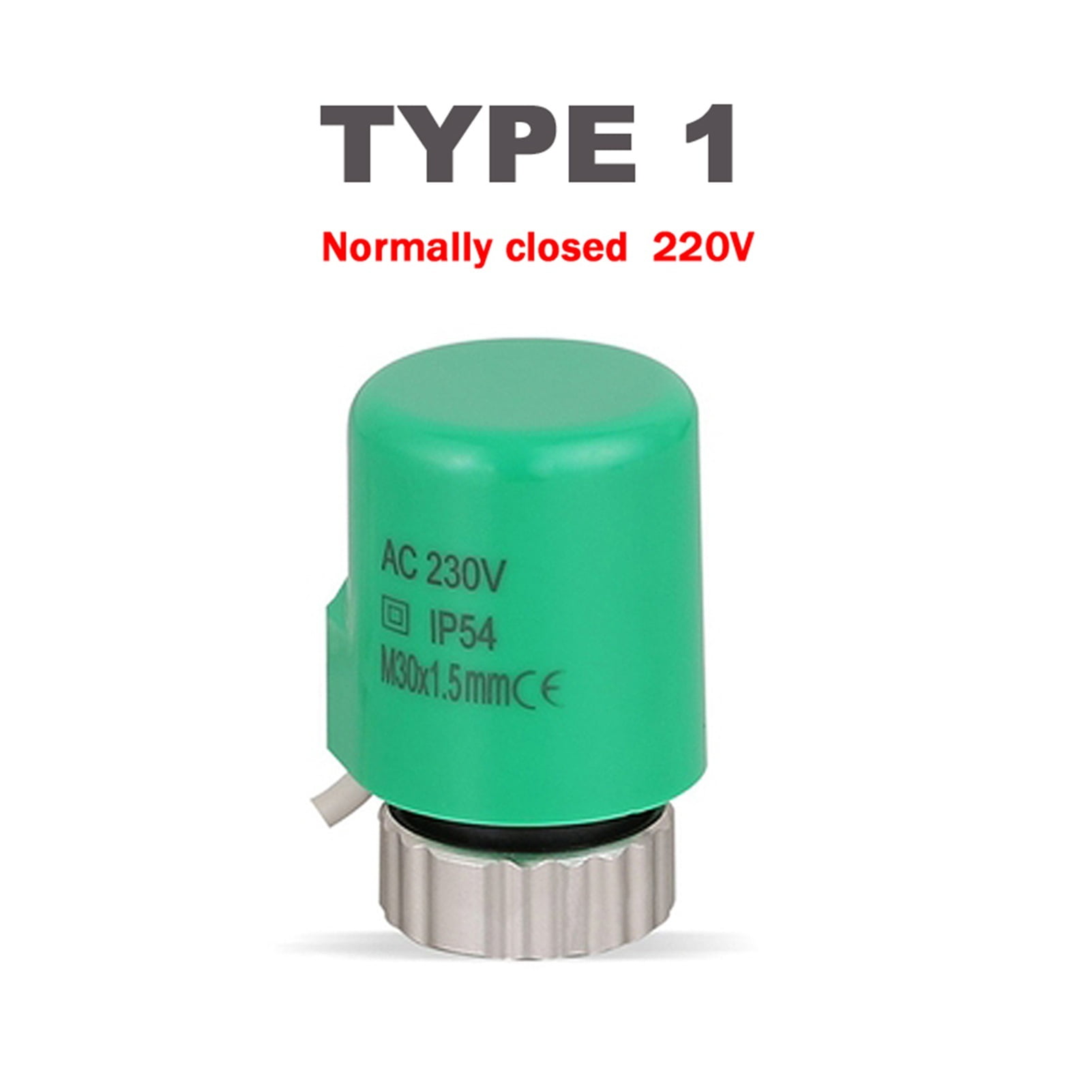 Normally Closed Electric Thermal Actuator Normally Open Valve Head ...