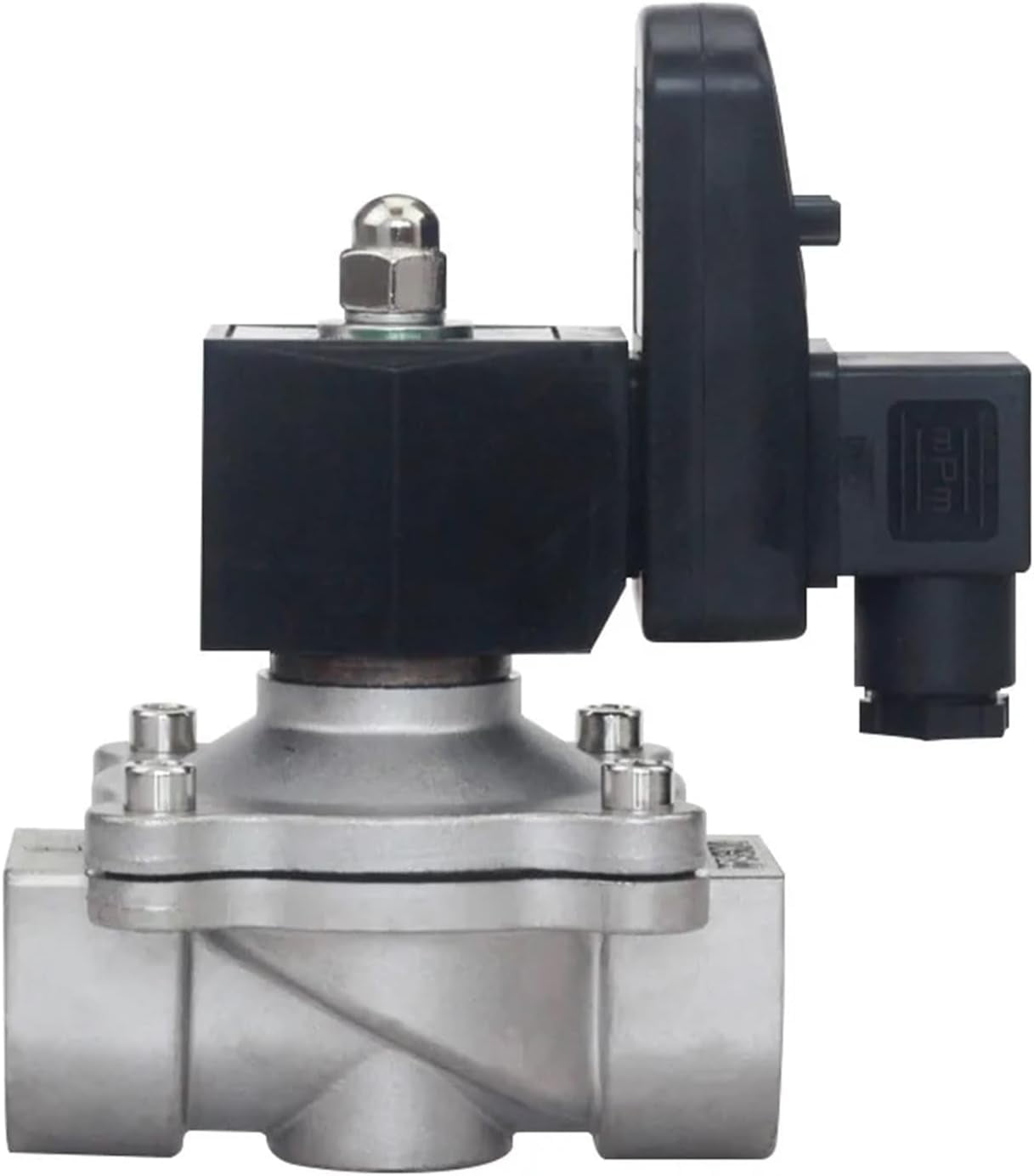 Normally closed electric solenoid valve with timer stainless steel ...