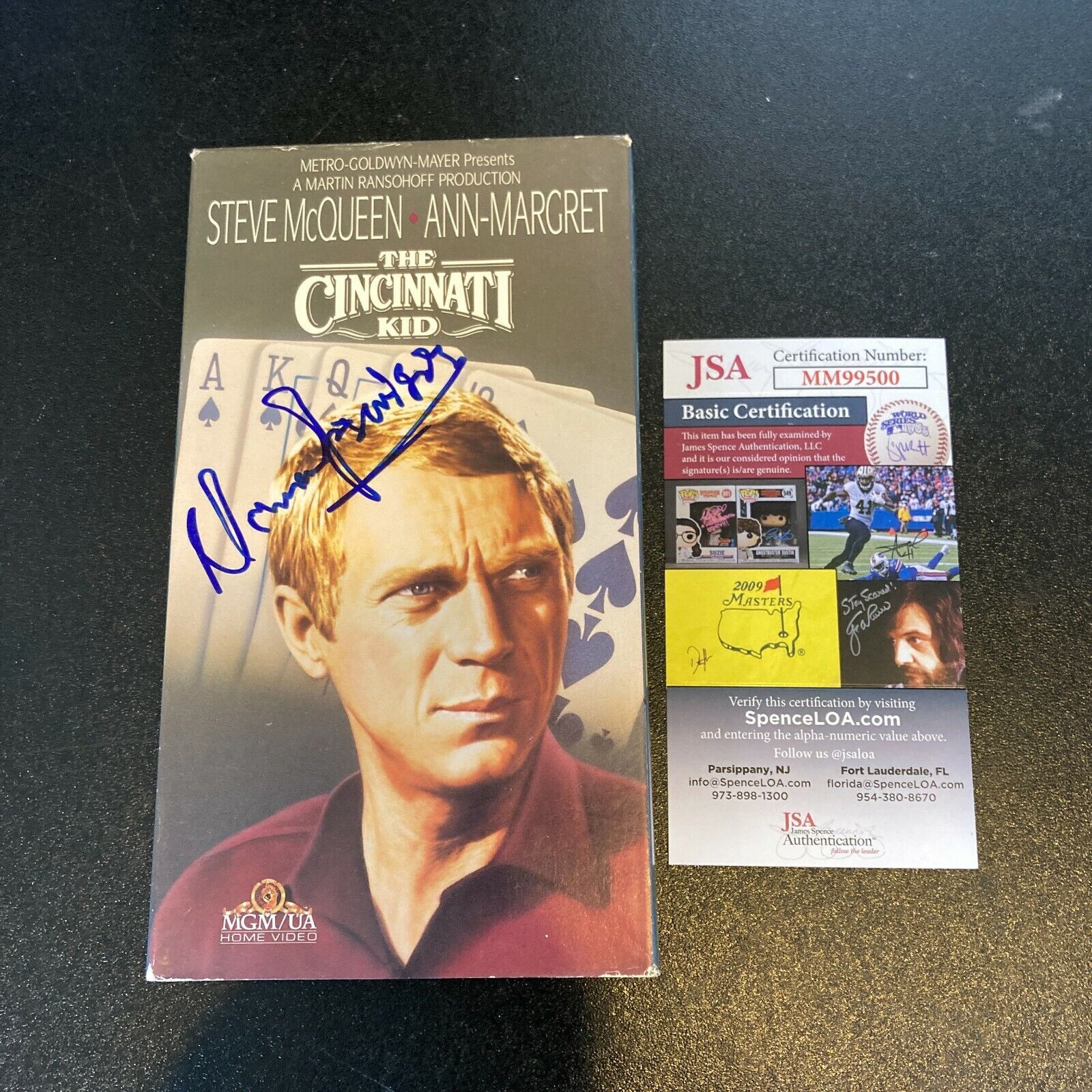 Norman Jewison Signed The Cincinnati Kid VHS Movie With JSA COA ...