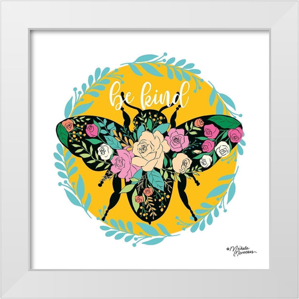 Norman, Michele 12x12 White Modern Wood Framed Museum Art Print Titled ...