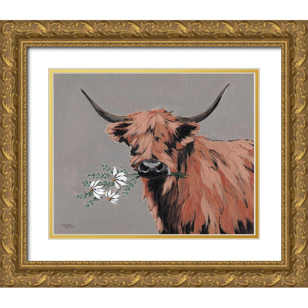 Norman, Michele 14x12 Gold Ornate Wood Framed with Double Matting ...